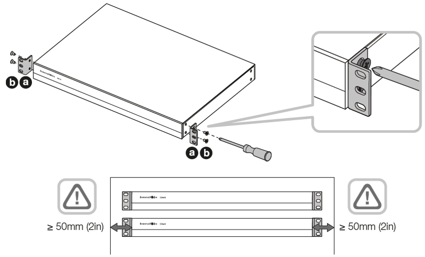 Rack-mounting instructions